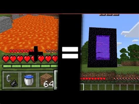 How To Build The Nether Portal The SPEEDRUNNING Way Minecraft YouTube