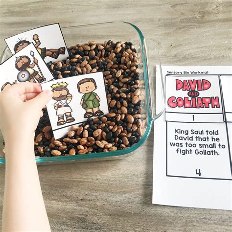 David And Goliath Bible Story Sunday School Lesson Plans Bible Class Curriculum Book Sensory