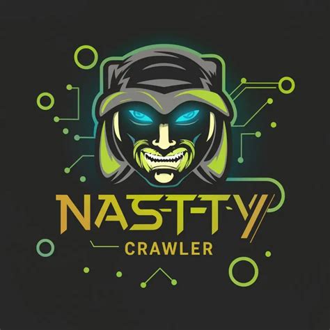 Logo Design For Nasty Crawler Modern Hacker Symbol On Clear Background