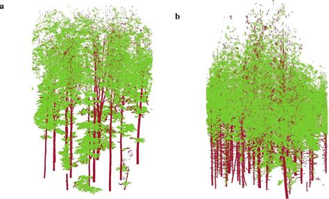 Visualization Of The Classification Results For A Deciduous Plot B