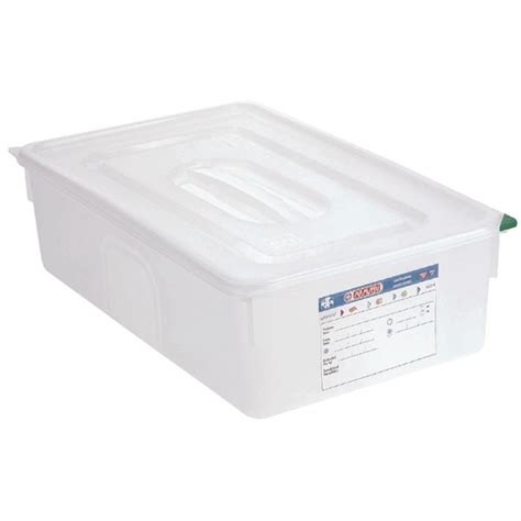 Araven GN 1 1 Voedselbak Met Deksel 21L 4 Stuks T991 Nisbets De