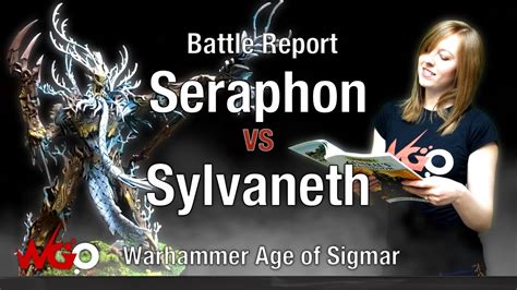 Warhammer Age Of Sigmar Seraphon Vs Sylvaneth Battle Report YouTube