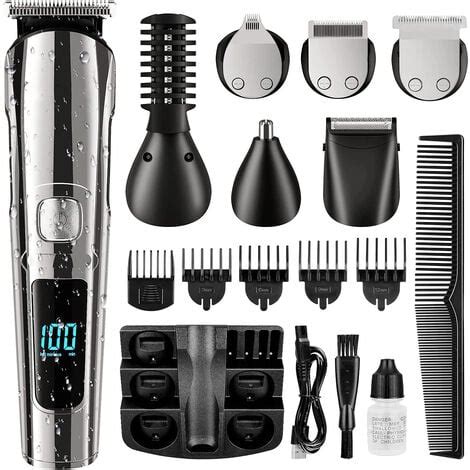 Tondeuse À Barbe Tondeuse À Cheveux Sans Fil Pour Homme Étanche Pour