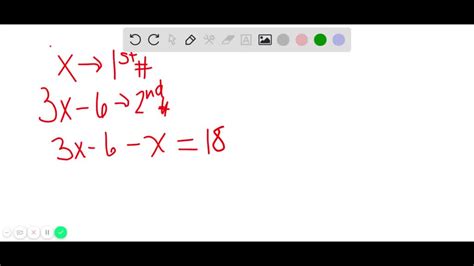 ⏩solvedif A Number Is Subtracted From 6 Less Than 3 Times Itself