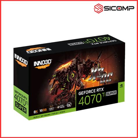 Card MÀn HÌnh Inno3d Geforce Rtx 4070 Ti Super X3 Oc