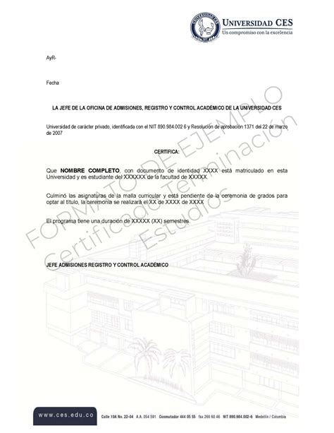 Total 78 Imagen Modelo De Solicitud De Certificado De Estudios