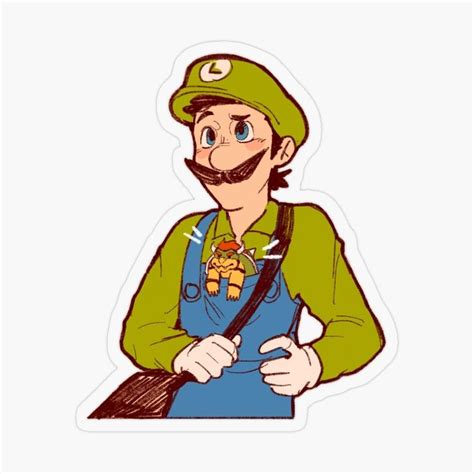 Bowser X Luigi Bowuigi Arte Super Mario Dibujos Bonitos Luigi