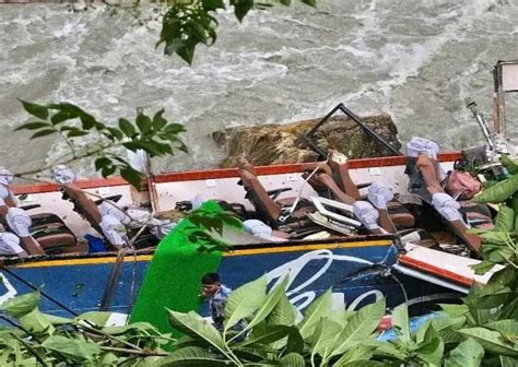 27 Indian Pilgrims Killed 16 Injured As Tourist Bus Plunges Into River