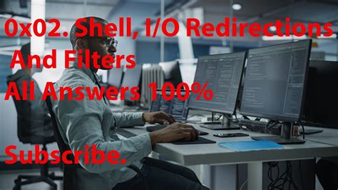 0x02 Shell IO Redirections And Filters 1 All Answers 2023 YouTube