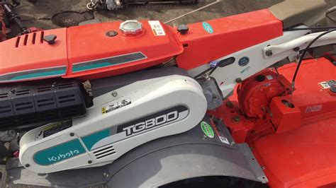 クボタガソリン耕運機 TG 800 セル式 作動品 YouTube
