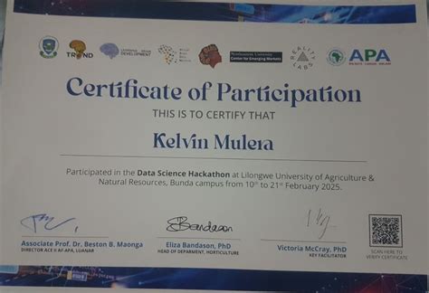 Datascience Machinelearning Ai Agriculturaltech Continuouslearning Kelvin Mulera