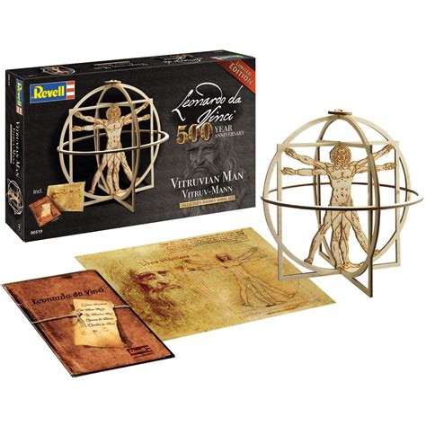 Holzbausatz Leonardo Da Vinci Vitruv Mann Jetzt Shoppen Bei AkzenteHome