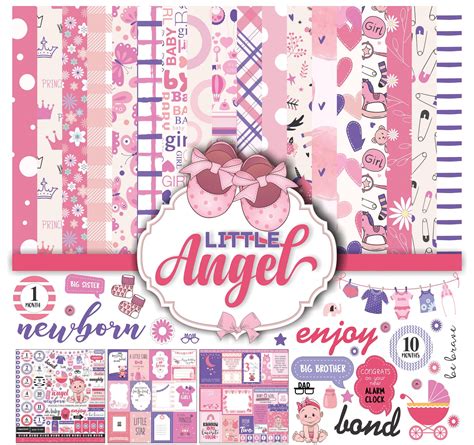 Light Pink Scrapbook Paper