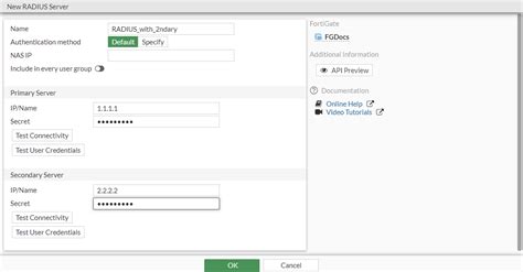 Using Multiple RADIUS Servers FortiGate FortiOS 7 4 3 Fortinet