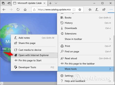 Cách Mở Trang Web Cũ Trong Internet Explorer Trên Windows 10