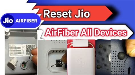 How To Reset Jio Airfiber All Devices Reset Your All Jio Airfiber Devices YouTube
