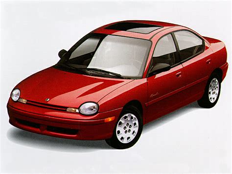 1998 Plymouth Neon Trim Levels And Configurations