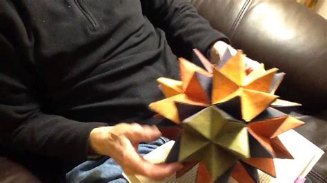Action Transforming Origami Spike Ball YouTube
