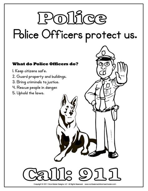 Community Helpers Police Officers