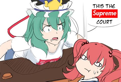 Shiki Eiki Touhou Drawn By Bamboowacker Danbooru