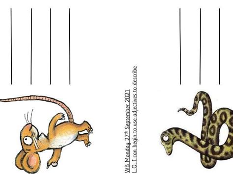 Gruffalo Continuous Provision Activities Year 1 Autumn Term