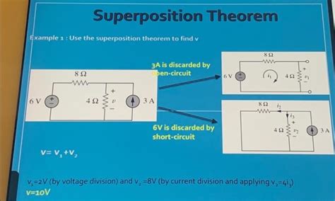 Solved Superposition Theorem Example 1 Use The