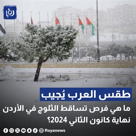 رؤيا الإخباري ما هي فرص تساقط الثلوج في الأردن نهاية كانون الثاني