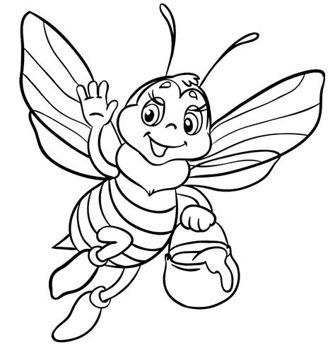 Desenhos De Abelhinha Para Colorir Bora Colorir