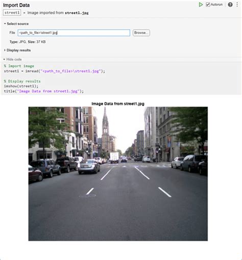 Import Data Import Data From A File In The Live Editor Matlab