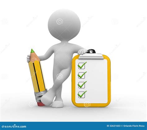 Liste de contrôle illustration stock Illustration of idée 32631603