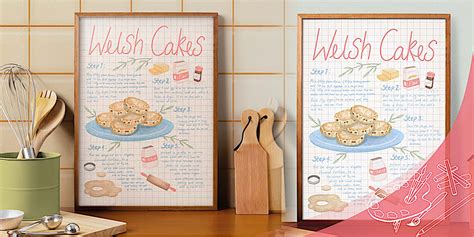 Welsh Cakes Recipe Kitchen Poster Twinkl Art Gallery