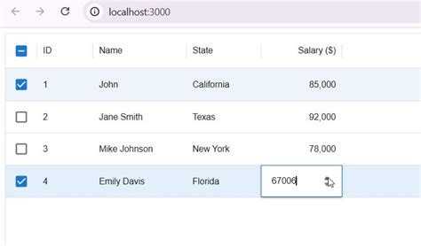 How To Use The React Data Grid Component