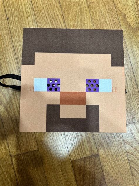 Minecraft Steve Mask Hobbies And Toys Toys And Games On Carousell