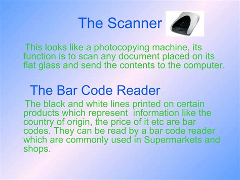 Input And Output Devices Ppt