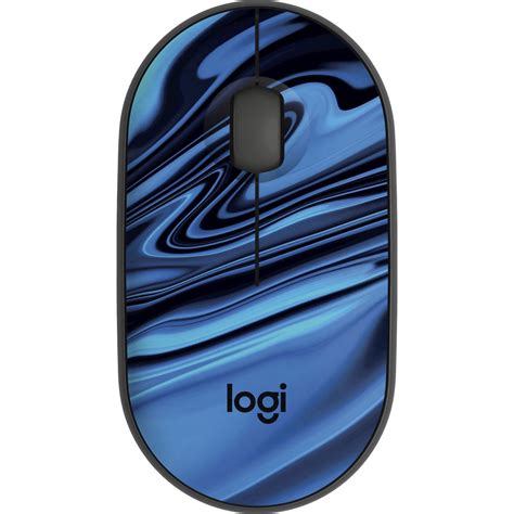Logitech M340 Wireless Mouse In Blue Galaxy