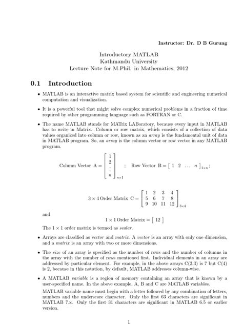 Matlab Tutorial Pdf Trigonometric Functions Control Flow