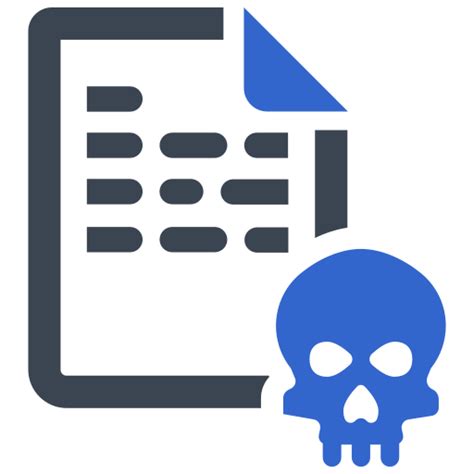 Virus Infected Infected File Virus File Infected File Malware Document Icon Download On