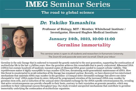 Imeg Seminar Series By Overseas Researchers On Jan 24 9 00