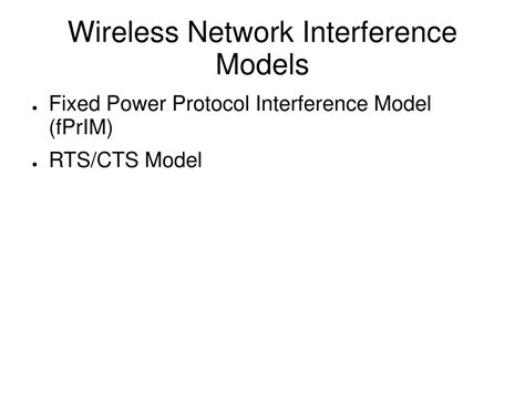 Ppt Efficient Interference Aware Tdma Link Scheduling For Static