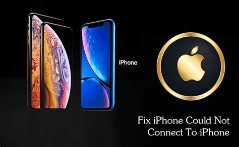 How To How To Fix The Iphone Could Not Connect To Iphone Error