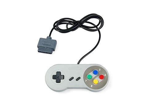 Controle Para Super Nintendo Joystick Snes Botão Colorido Em Promoção