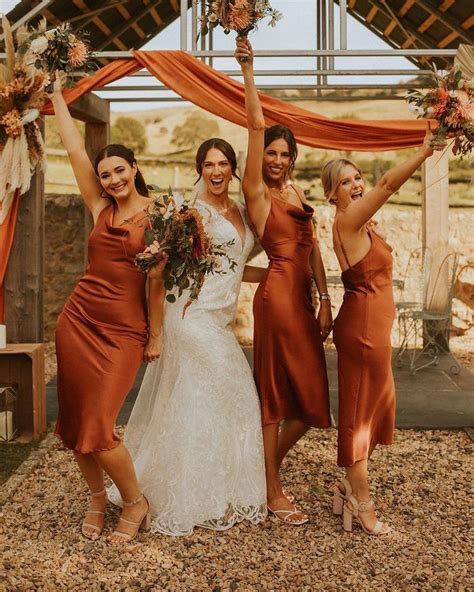 Rust Bridesmaid Dress Ideas — 2025 Guide Faqs Orange Bridesmaid