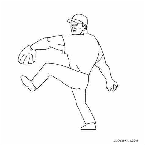 Dibujos De Béisbol Para Colorear Páginas Para Imprimir Gratis