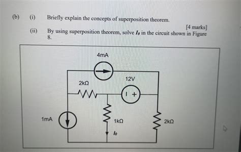 Solved B I Briefly Explain The Concepts Of Superposition
