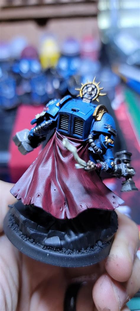 Leviathan Assault Terminators And Captain With Thunderhammer R Ultramarines