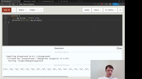 Easy Rust 021 Arrays Youtube