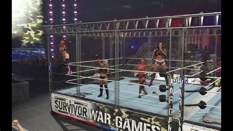 Womens War Games Match Wwe2k23 Youtube