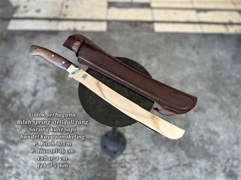 Promo Golok Kebun Golok Baja Golok Kerja Potong Kayu Alat Bantu Ke