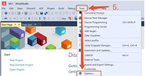 Setup External Programmer In Atmel Studio