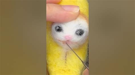 해피해피 바나나캣 만들기 양모펠트 Bananacat Woolfelt Happyhappyhappy Youtube